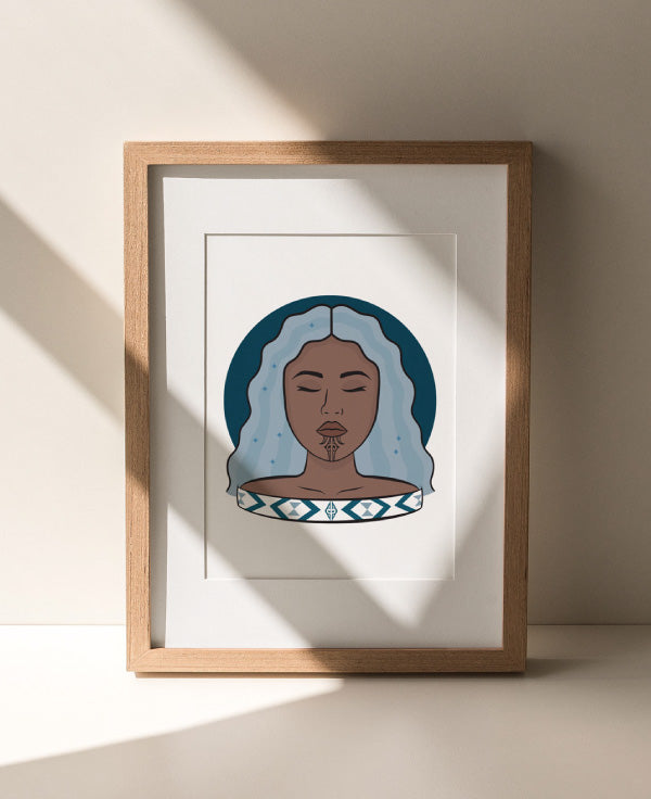 Whaea Art Print – Mako Design